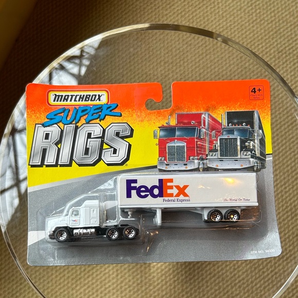 Other | Vintage Matchbox Super Rigs Fedex Rig In Original Packaging ...